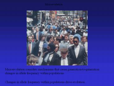 PPT – Microevolution PowerPoint presentation | free to download - id ...