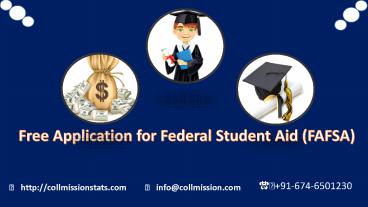 Free Application for Federal Student Aid (FAFSA) Overview and filing ...