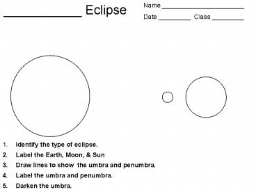 PPT – ___________ Eclipse PowerPoint presentation | free to download ...