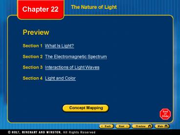 The Nature of Light presentation | free to view
