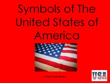 Symbols of The United States of America presentation | free to view