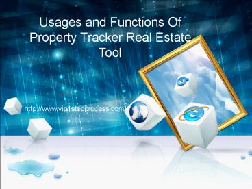 PPT – usages and functions of property tracker real estate tool ...