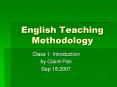 PPT – English Teaching Methodology PowerPoint presentation | free to ...