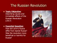 PPT – Russian Revolution PowerPoint presentation | free to download ...