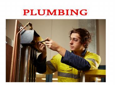 Plumbing Apprenticeship Brisbane (1) presentation | free to download