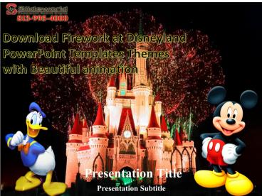 PPT – Download Firework at Disneyland Powerpoint Templates Themes with ...