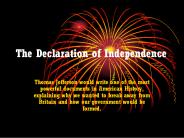 PPT – The Declaration of Independence PowerPoint presentation | free to ...