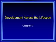 PPT – Lifespan Development PowerPoint presentation | free to view - id ...