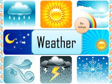Weather presentation | free to download