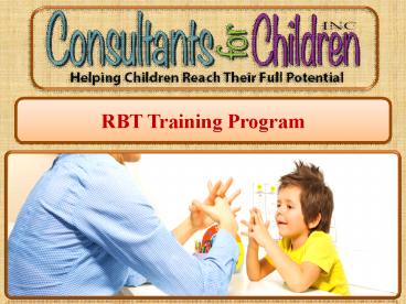 RBT Training Program presentation | free to download