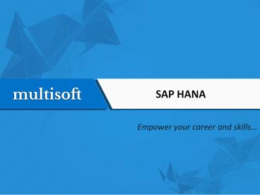 SAP HANA presentation | free to download