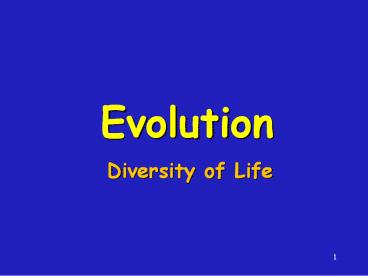 PPT – Evolution PowerPoint presentation | free to download - id: 846057 ...