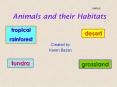 PPT – Animal Habitats PowerPoint presentation | free to view - id ...