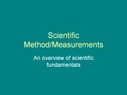 PPT – Scientific measurement PowerPoint presentation | free to view ...