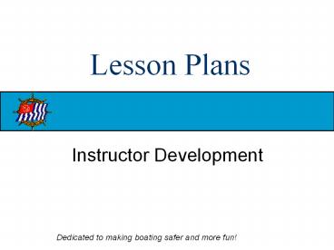 PPT – Lesson Plans PowerPoint presentation | free to download - id ...