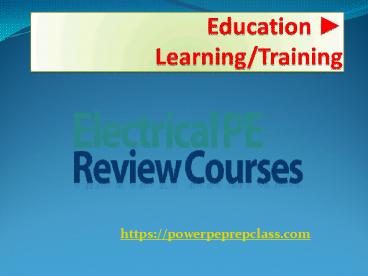 PPT – pe exam electrical PowerPoint presentation | free to download ...