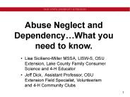 Child Abuse and Neglect presentation | free to view