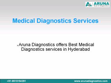 PPT – Medical Diagnostics Services PowerPoint presentation | free to ...