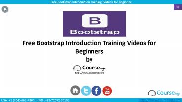 Free Bootstrap Introduction Training videos for Beginners presentation ...