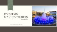 PPT – Fountain Construction PowerPoint presentation | free to download ...