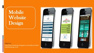 PPT – Mobile Website design PowerPoint presentation | free to download ...