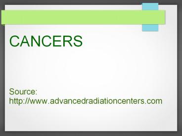 Cancer presentation | free to download