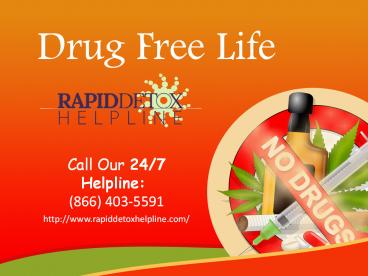 How to Live Drug Free Life? presentation | free to download