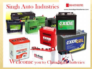 Exide battery distributors Chandigarh presentation | free to download