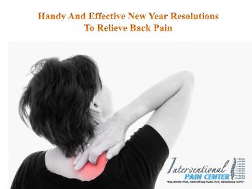 PPT – Get Relief From Pain With Pain Management Henderson PowerPoint ...