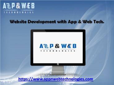 Website development with Appnweb Tech presentation | free to download