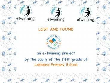 lost and found presentation | free to download