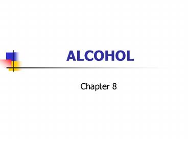 ALCOHOL presentation | free to view