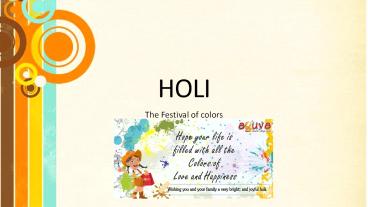 holi presentation | free to download