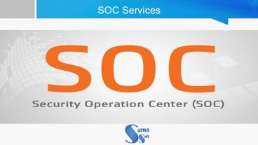 SOC Services presentation | free to download