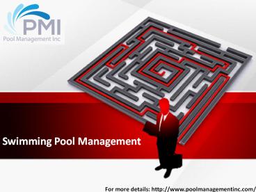 Swimming Pool Management presentation | free to download