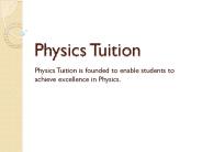 PPT – O Level Physics Tuition (1) PowerPoint presentation | free to ...