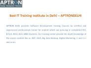 PPT – IT training institute in Delhi PowerPoint presentation | free to ...