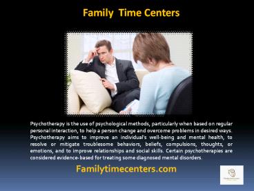 Psychotherapy presentation | free to download