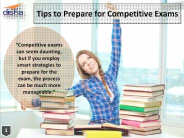 18 Tips to Prepare for Competitive Exams presentation | free to download