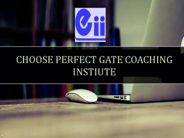 PPT – Perfect Tips For GATE Exam Preparation - Eii (1) PowerPoint ...