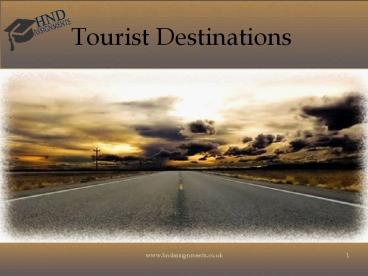 Tourist destination presentation | free to download