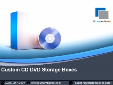PPT – Custom CD DVD Storage Boxes PowerPoint presentation | free to ...
