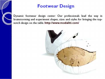 PPT – Shoe Design PowerPoint presentation | free to download - id ...