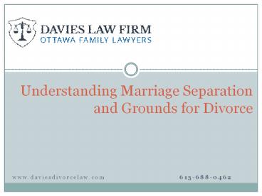 PPT – Understanding Marriage Separation and Grounds for Divorce ...