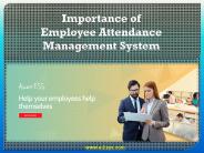 PPT – Attendance management system PowerPoint presentation | free to download - id: 792a68-MWQzN