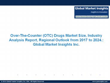 Over-The-Counter (OTC) Drugs Market Analysis- Opportunities Sales ...