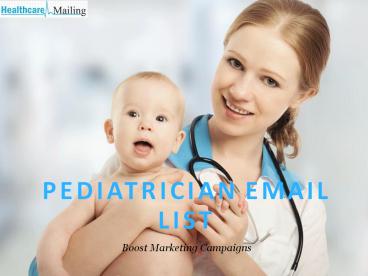 PPT – Pediatrician PowerPoint presentation | free to download - id ...