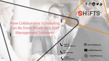 How Collaborative Scheduling Can Be Done Wisely with Staff Management ...
