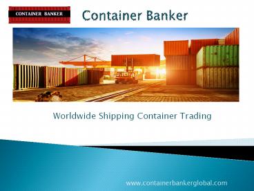 PPT – Container Tracking Online PowerPoint presentation | free to ...