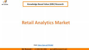 PPT – Retail Analytics Market Analysis PowerPoint presentation | free ...